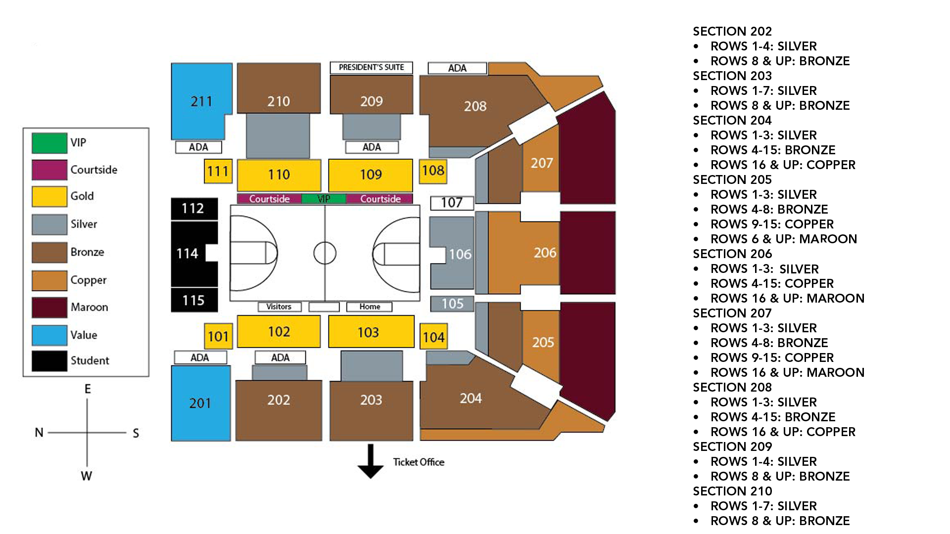 Dahlberg Arena | Priority Seating | Grizzly Scholarship Association